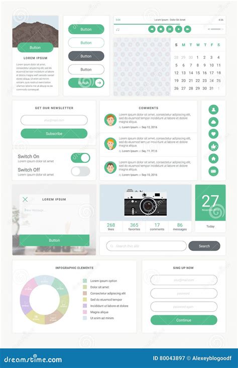 Set Hud Elements For The User Interface Modern Dialog Boxes And Pointers Digital Streaming