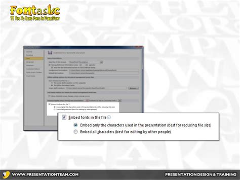 Tips For Using Fonts In PowerPoint