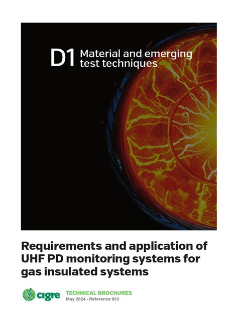 Cigre Requirements And Application Of Uhf Pd Monitoring Systems For Gas Insulated Systems Pdf