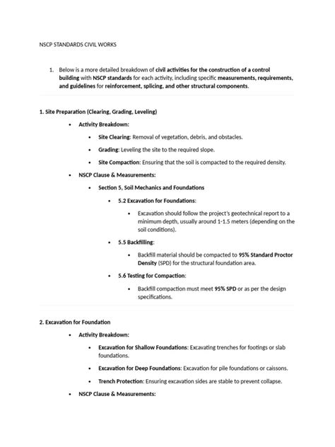 Nscp Standards Civil Works Pdf Concrete Road Surface