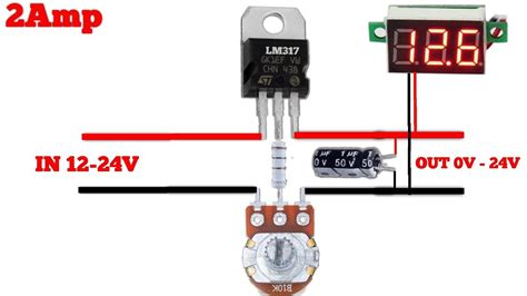 Voltage Regulator Using LM317 0 15V 2Amp In 2025 Electronic Circuit Design Electronic