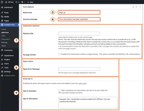 Create A Contact Sign Up Form With The Constant Contact Forms For Wordpress Plugin
