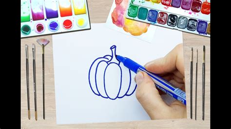 Cum Desenez Un Dovleac Youtube