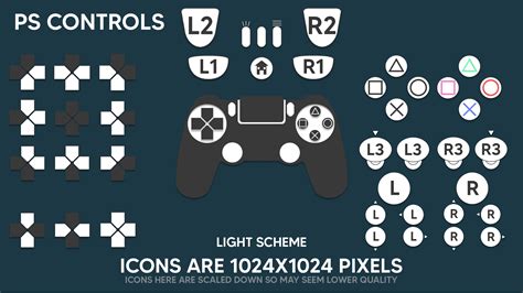 Playstation Controller Button Icons