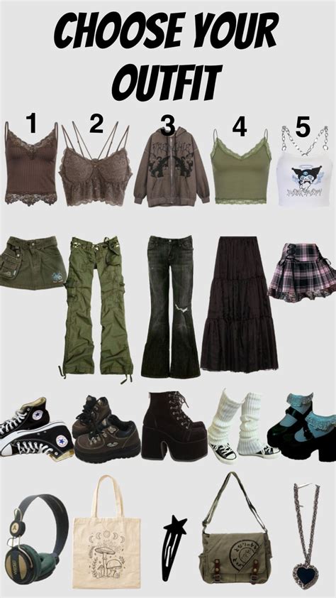 Choose Your Outfit Grunge Edition Grunge Chooseyouroutfit