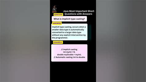 Java Short Questions And Answerscomputerapplications Class10icse Youtube