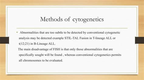Molecular Cytogenetics In Hematiological Malignancy Ppt
