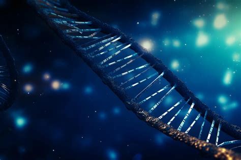premium ai image dna helix intertwined with binary code strands