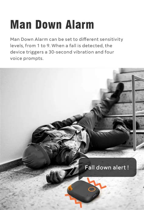 Man Down System Lone Worker Monitoring With GPS Tracker