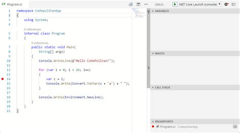 debug console aplikasi dengan vscode codepolitan