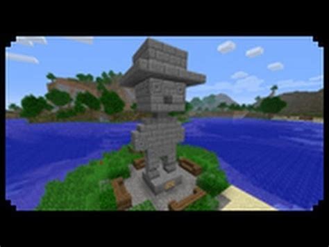 Minecraft How To Make A Statue YouTube