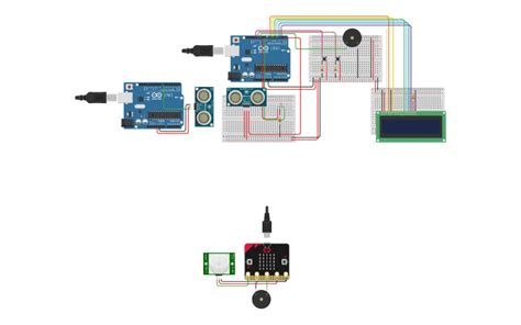 Circuit Design Fire Alarm System With Lcd Tinkercad