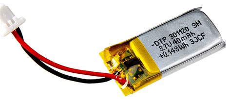 Sparkfun Polymer Lithium Ion Battery MAh JST SH RobotShop