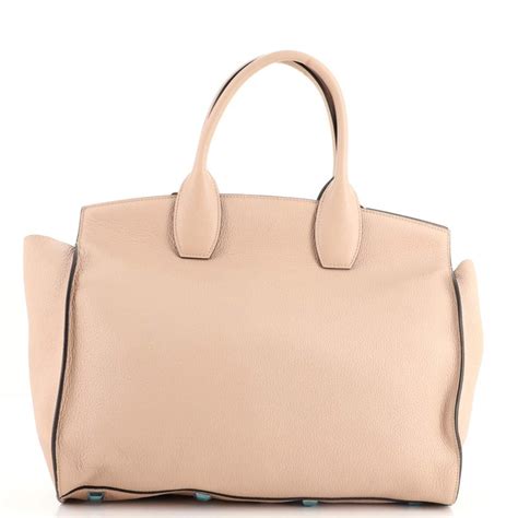Salvatore Ferragamo Studio Satchel Leather Small For Sale At 1stdibs