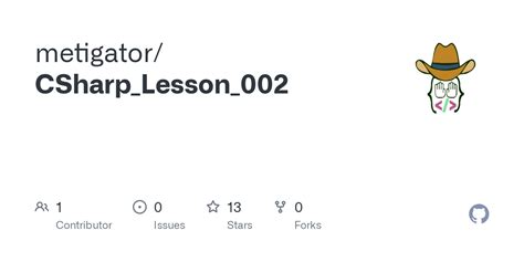 github metigator csharp lesson 002