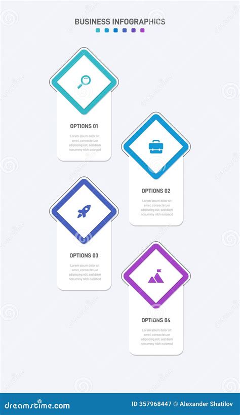 Vertical Progress Step Phase Indicators With 5 Steps Vector