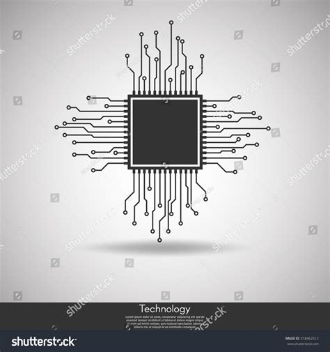 Chip Processor Cpu Logo Vector Images Stock Photos Vectors Shutterstock