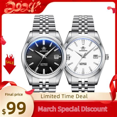 ★March Special Discount★Addiesdive Automatic Watch Diver's 100M NH35 ...