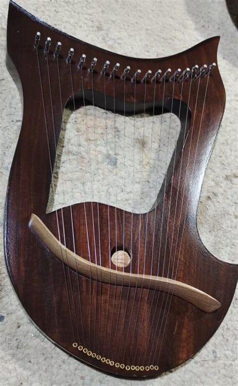 10 strings lyre harp rosewood with bag and extra strings key etsy in 2024 harp 10 things