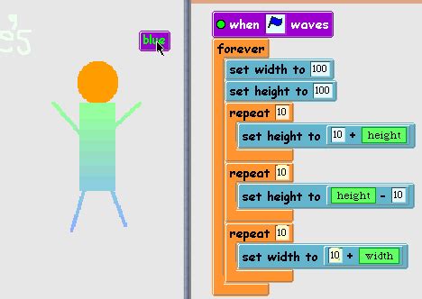 Try Adding Stretch X And Stretch Y Options To The Size Blocks Issue