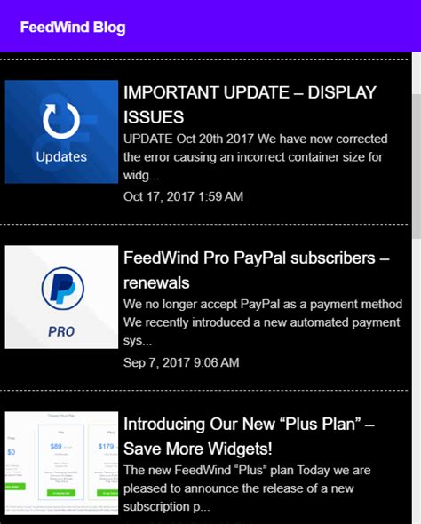 Widget Examples See Whats Possible With Feedwind