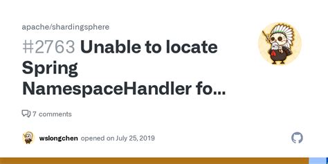 Unable To Locate Spring Namespacehandler For Xml Schema Namespace · Issue 2763 · Apache