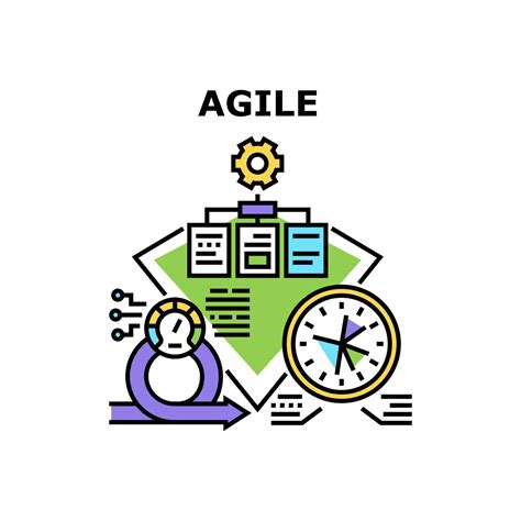 Agile Development Process Vector Illustration 9755946 Vector Art At Vecteezy