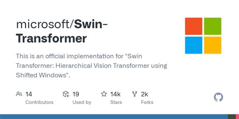 Swin Transformer Main Simmim Ft Py At Main · Microsoft Swin Transformer
