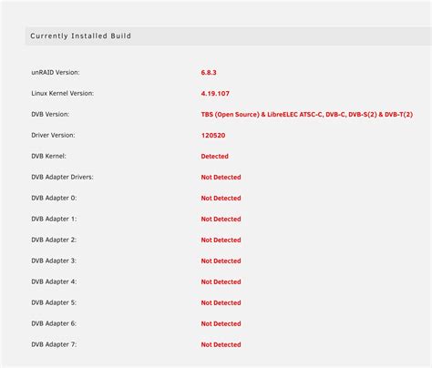 Plugin Linuxserver Io Unraid DVB Plugin Support Unraid