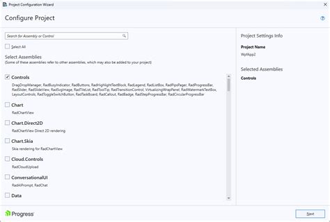 configure project telerik ui for wpf