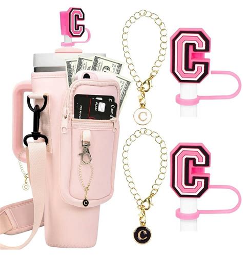 Eternity Sky Stanley 컵 액세서리용 스트랩이 있는 물병 홀더 12l40온스 텀블러 캐 티몬