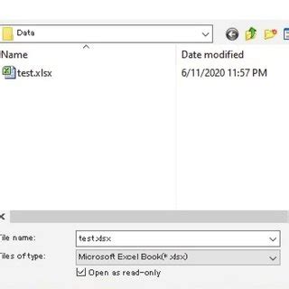 File Selection Screen The File Selection Screen Opens Up When The Open Download Scientific