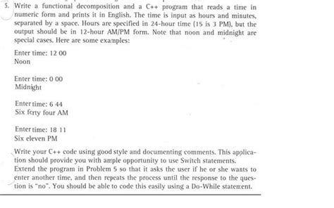 Solved Write A C Program Of The Following And Be Sure To