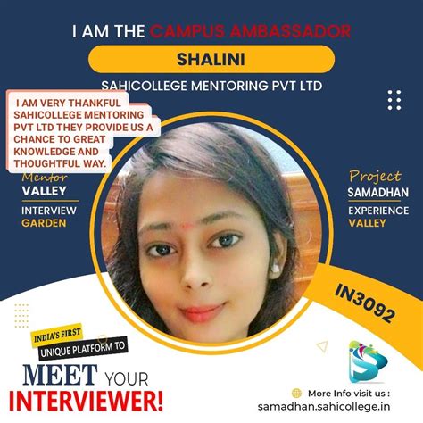 Shalini Chauhan On Linkedin Shaicollegementoringpvtltd