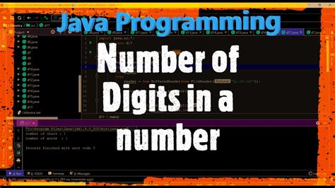 How To Find Number Of Digits In A Number In Java Programming Hindi