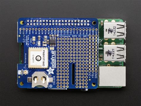 adafruit ultimate gps hat raspberry pi a b pi 2 pi 3 lle opencircuit