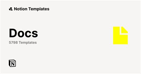 Best Docs Templates From Notion Notion Marketplace