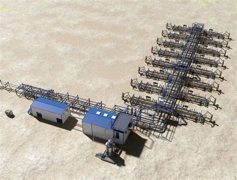 Sagd Well Pad 3d Model 200 Max Free3d