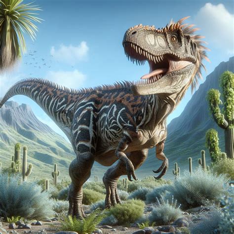 Draw A Germanosaurus Detailed Illustration In Late Triassic Era Ai