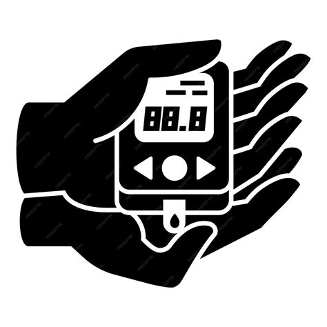 Premium Vector Glucometer Icon Simple Illustration Of Glucometer
