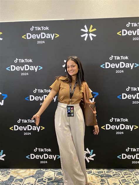 drashti bhingradiya on linkedin tiktokdevday tiktokfordevelopers