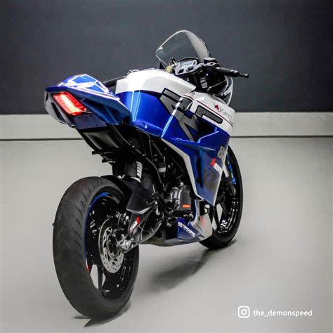 Ktm Rc 200 Modified By Owner In Kerala Gets Styling Upgrade New Colour