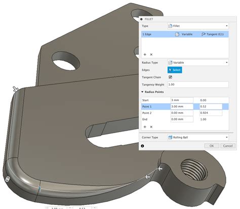Solved How To Fade Out Edge Fillet Autodesk Community