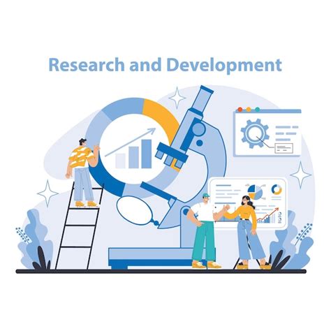 Premium Vector Research And Development Concept Pioneering Data Analysis And Experimentation