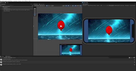 Touch Position On Screen Runity2d