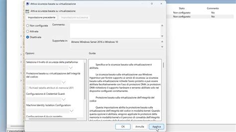 Come Disattivare Il Vbs Virtualization Based Security Su Windows 11 24h2 Anche Con Uefi Lock