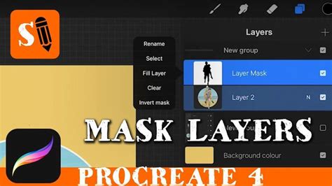 Procreate 4 How To Use Layer Masks Procreate Procreate Tutorial