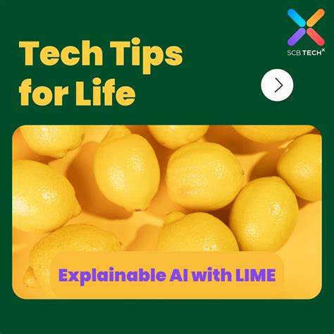 Tech Tips For Life Explainable Ai With Lime Scb Tech X