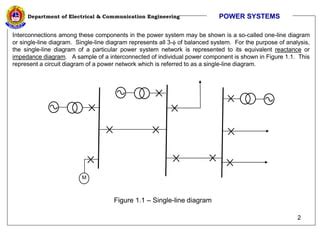 Chapter 1 Per Unit Power System August 2011 Ppt