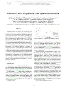 Skeleton Based Action Recognition With Shift Graph Skeleton Based Action Recognition With